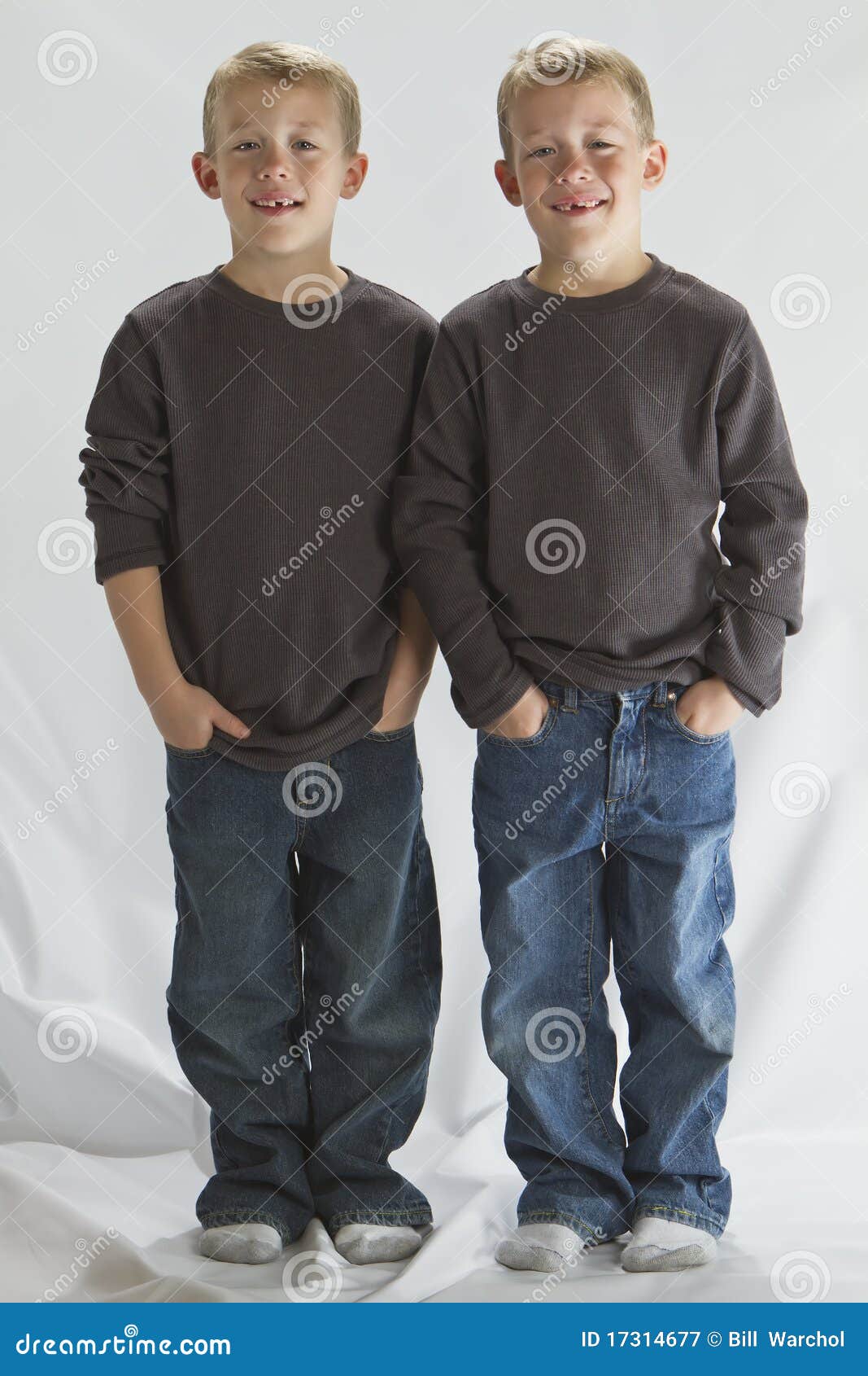 6 Years Old Identical Twins Stock Image - Image of siblings ...