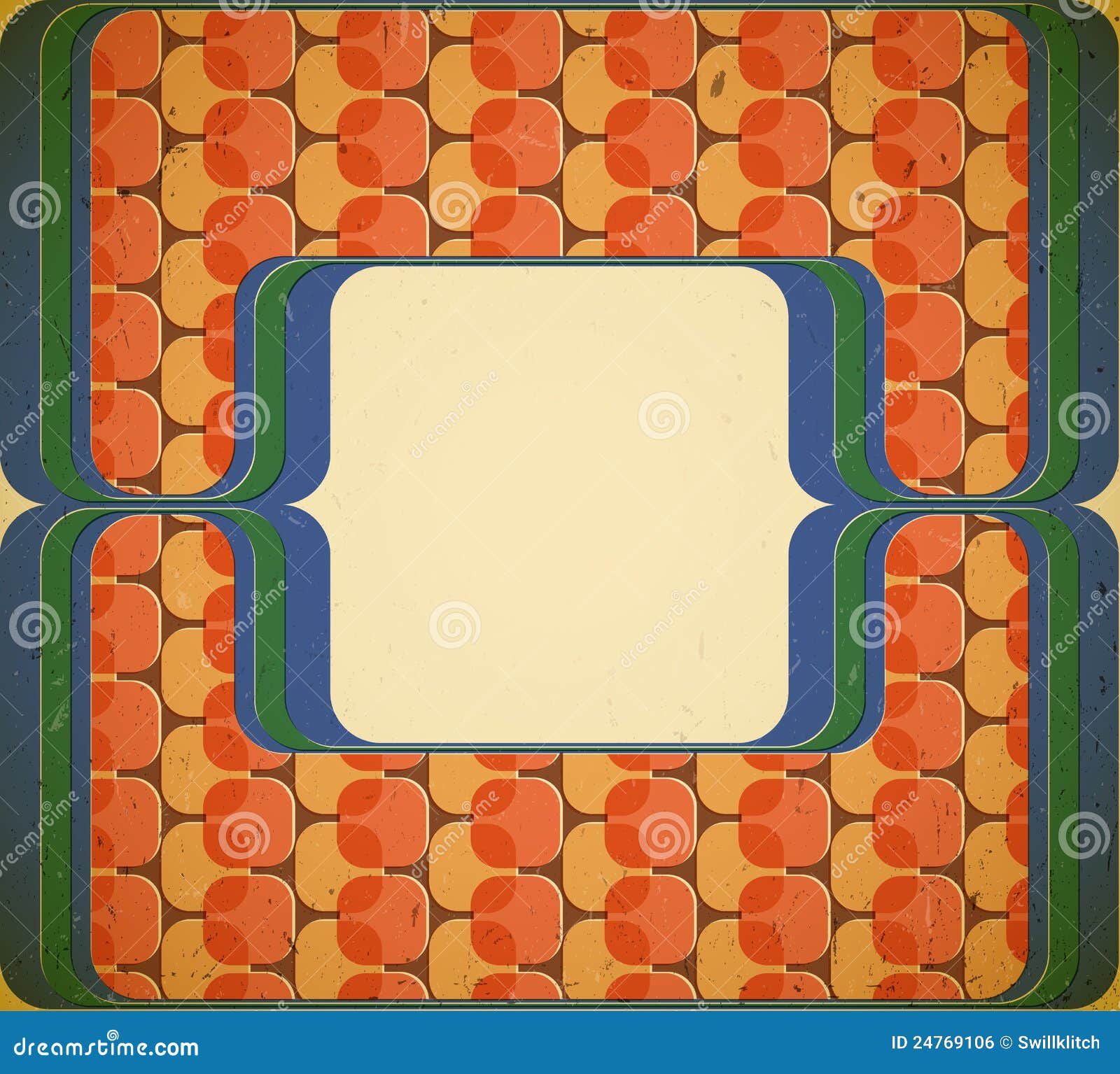 60s styled frame stock vector. Illustration of design - 24769106