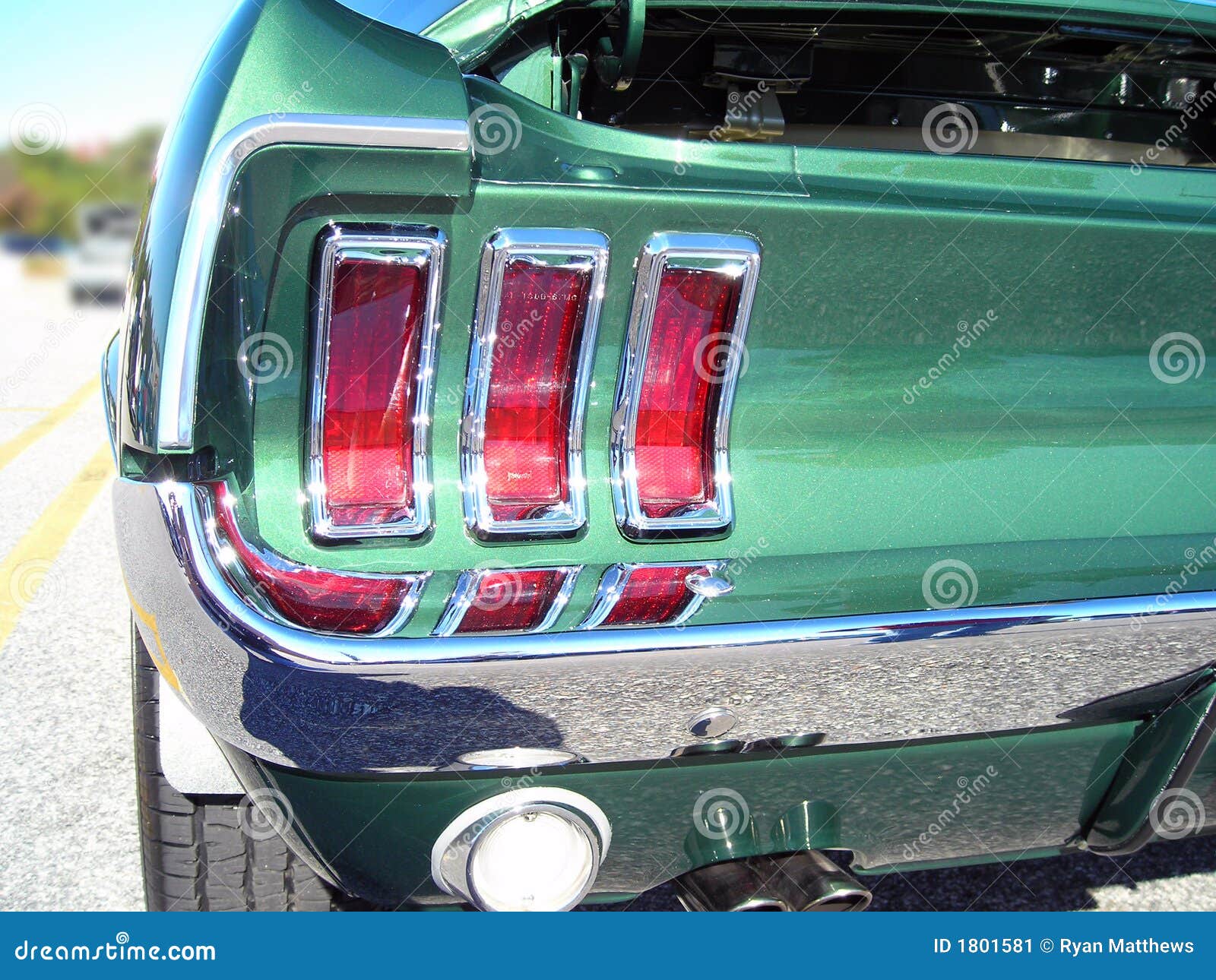 67 Ford Mustang Taillight stock image. Image of ford, muscle - 1801581