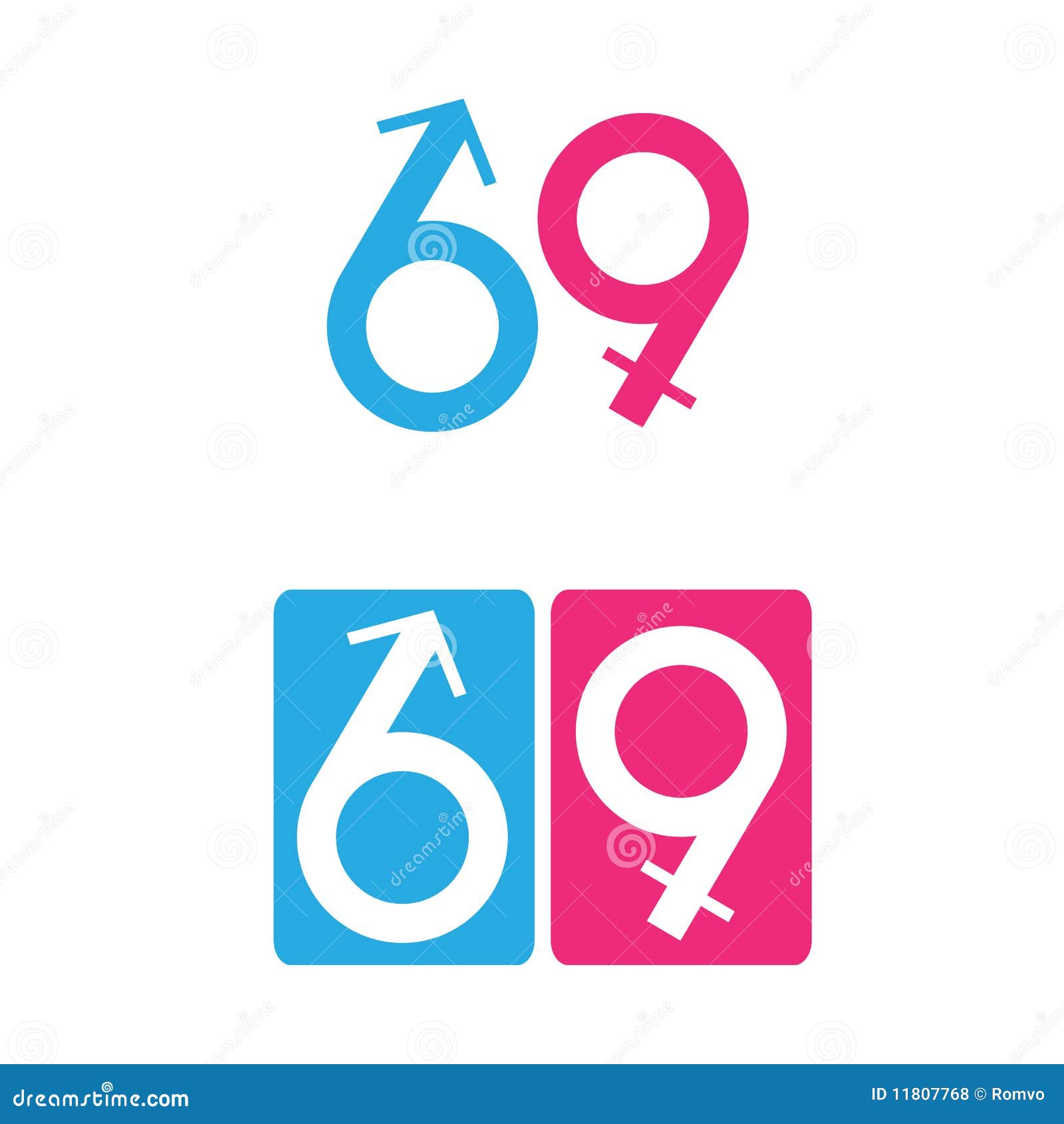 69 él y ella ilustración del vector. Ilustración de fondo - 11807768