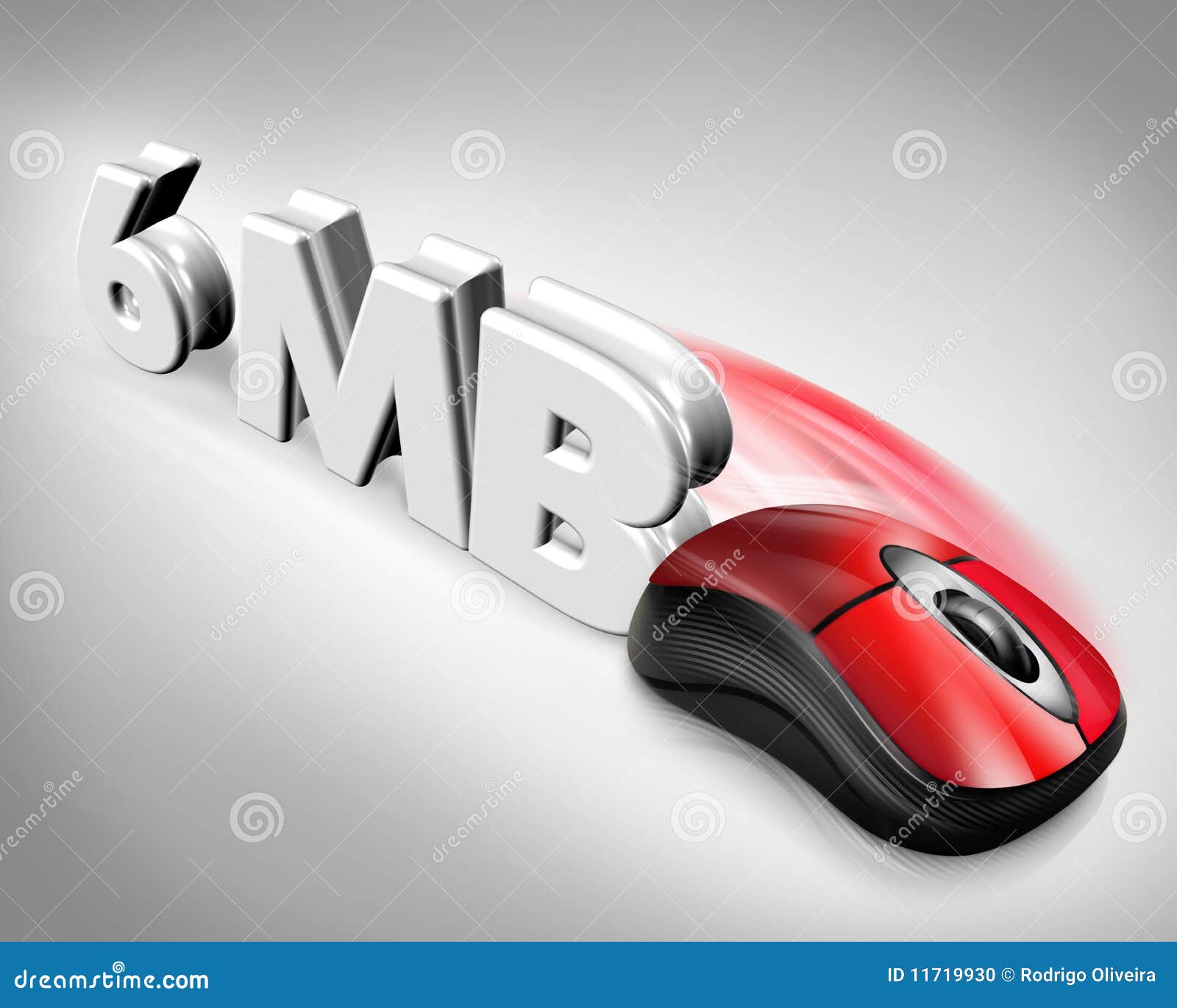 6MB speed mouse stock illustration. Illustration of reddish - 11719930