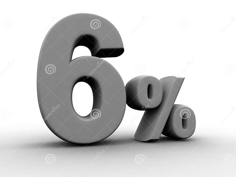 6Percent stock illustration. Illustration of product, money - 2465979