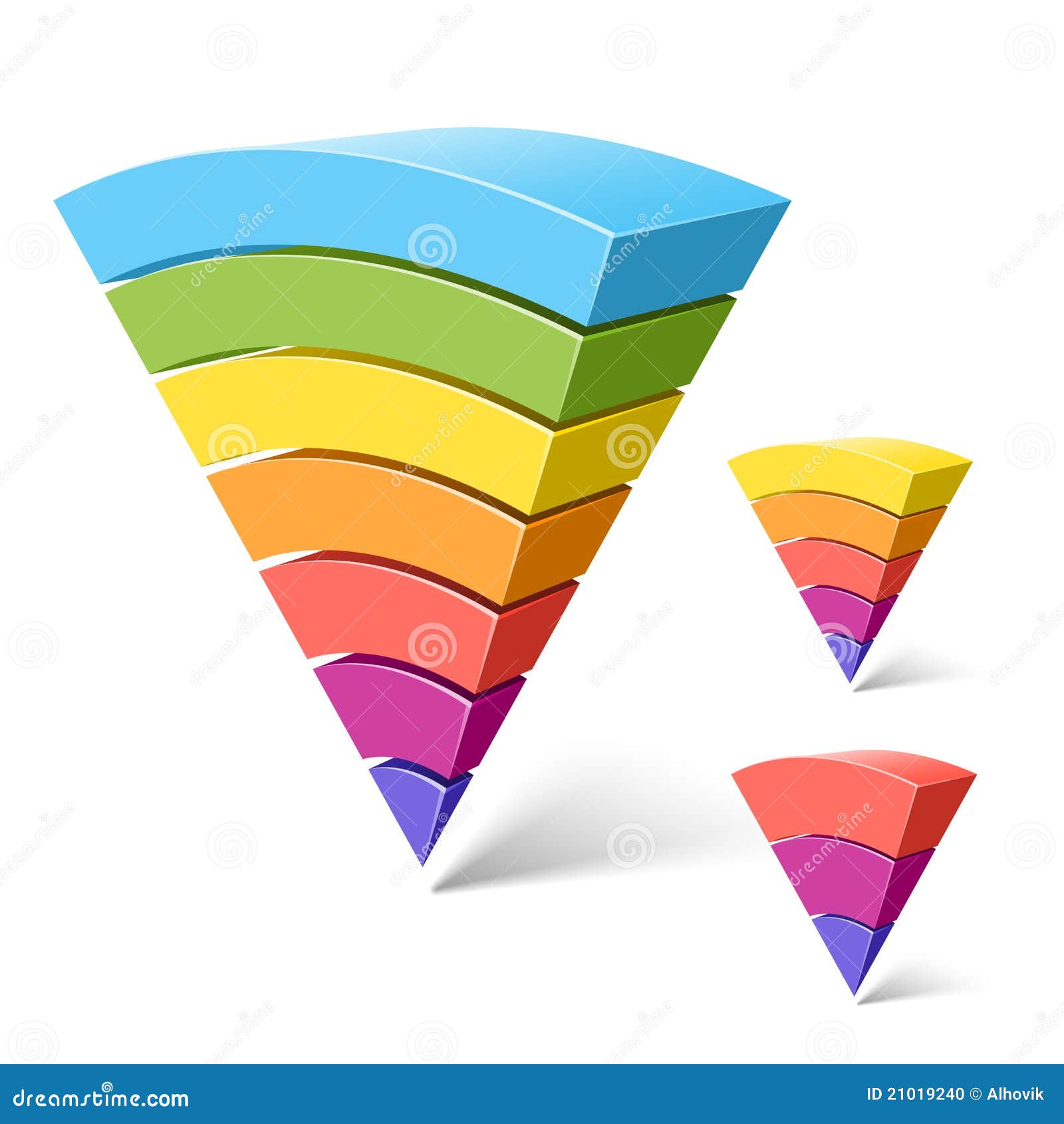 Layered Hierarchy Pyramid Royalty-Free Illustration | CartoonDealer.com ...