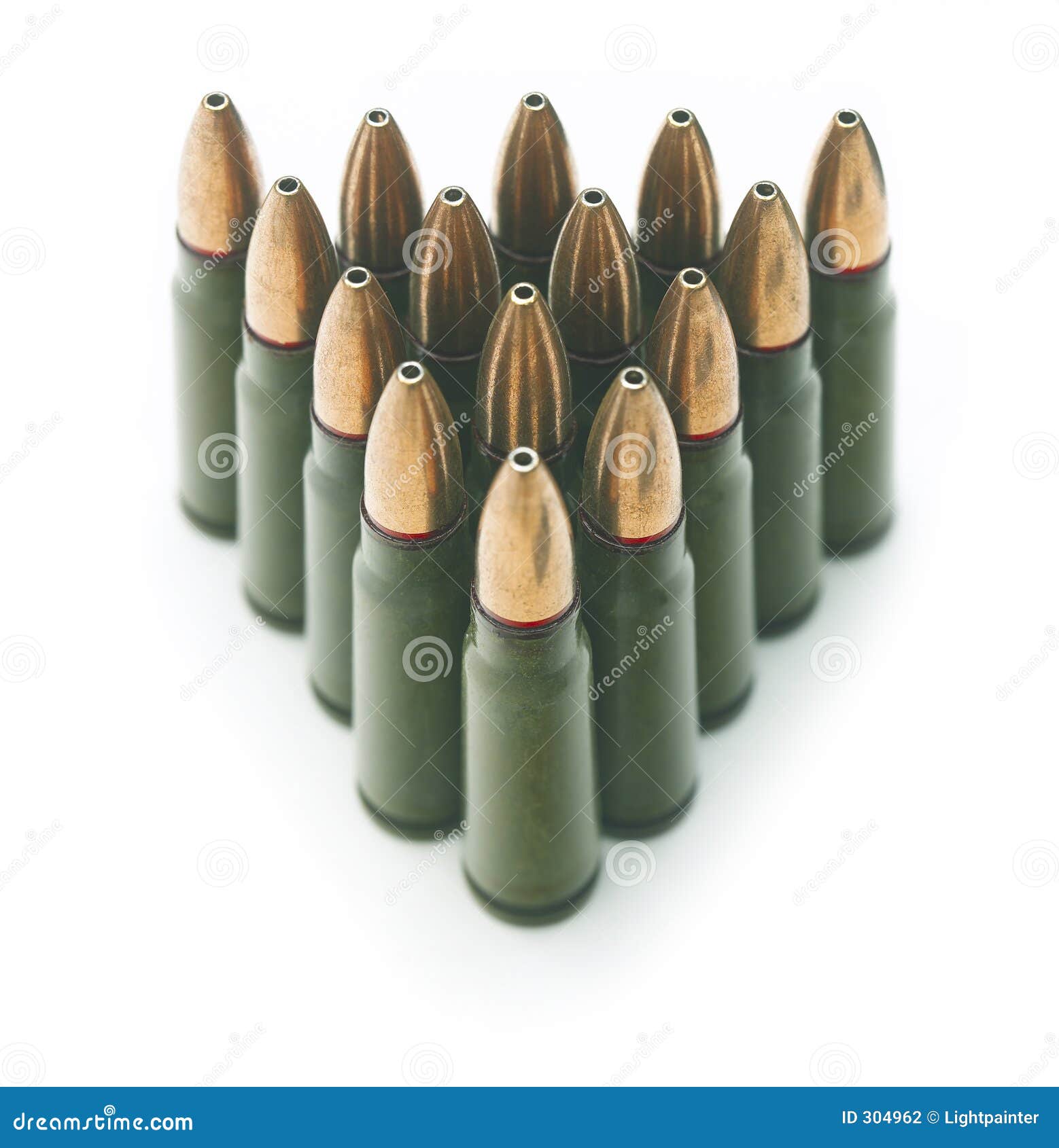 7.62 rounds #2 stock photo. Image of bullet, round, rounds - 304962