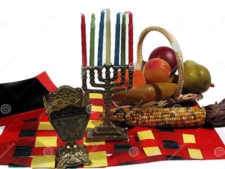 7 Principles of Kwanzaa stock image. Image of kinara, items - 315797