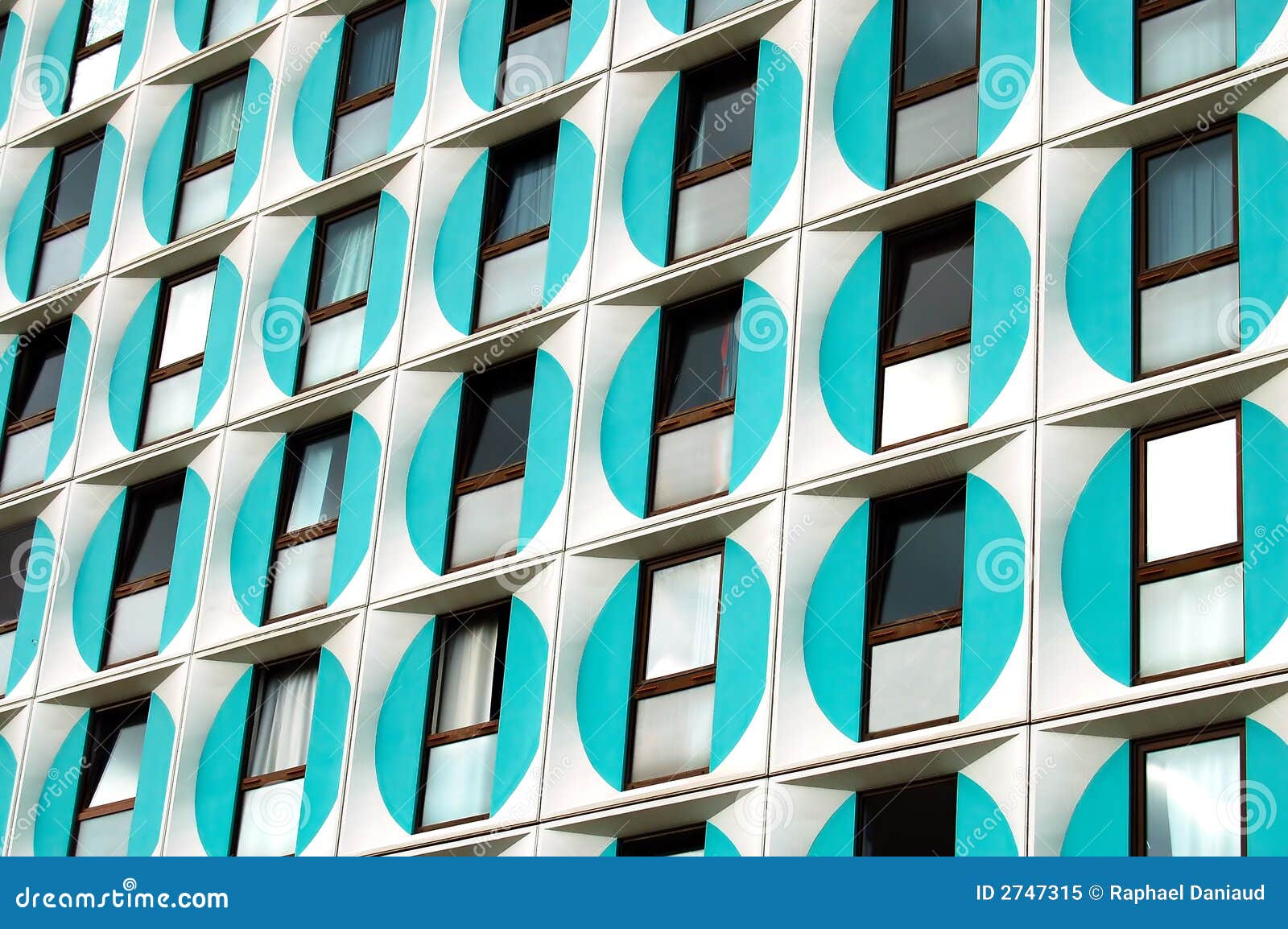 70 s design building stock image. Image of blue, strip - 2747315