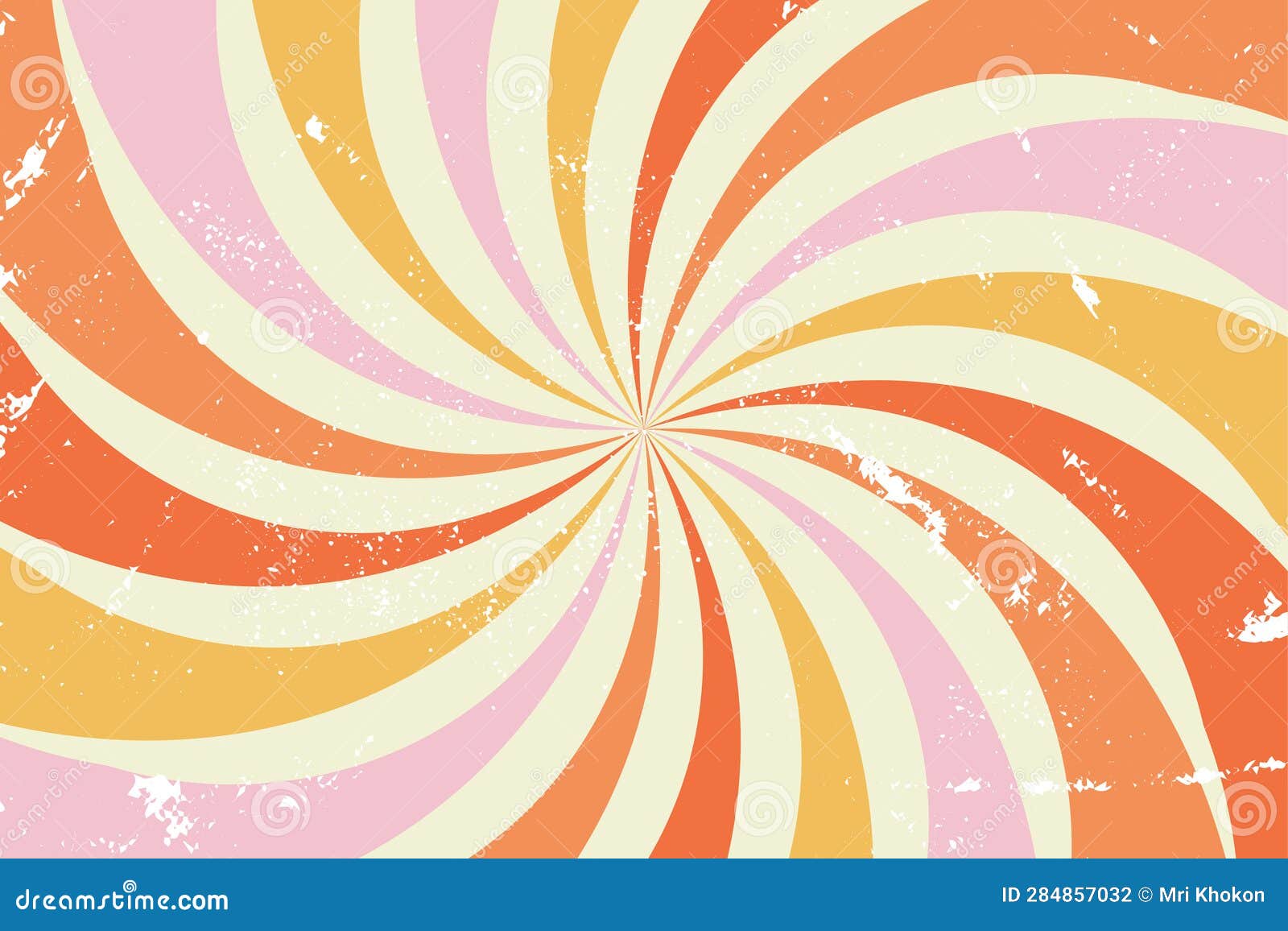 70s Old Style Background Texture with Colorful Design Stock ...