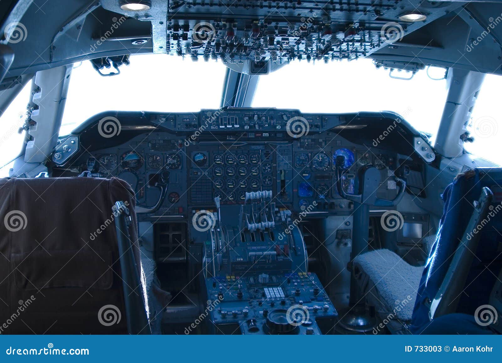 Cockpit Of A Jumbo Jet Stock Image | CartoonDealer.com #34814557
