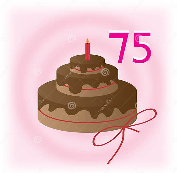 75th birthday stock vector. Illustration of greeting - 11270952