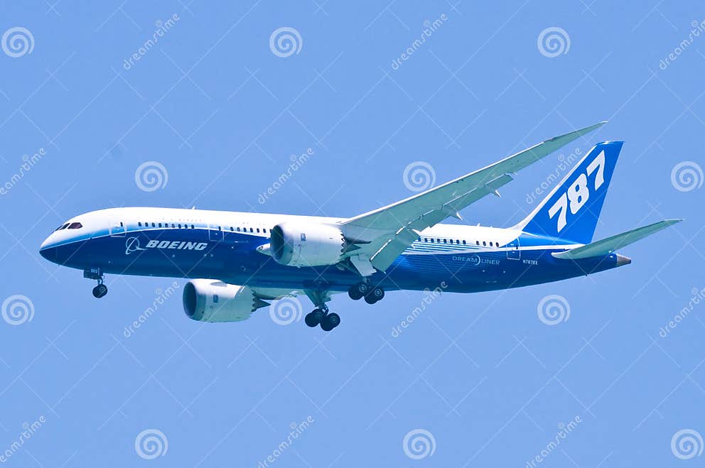 787 Dreamliner editorial image. Image of boeing, news - 23437935