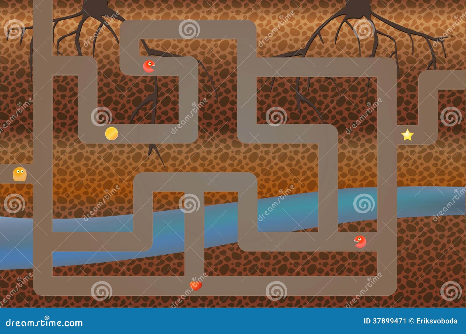 8-bit Video Game Location, Arcade. the Game Stock Vector - Illustration ...