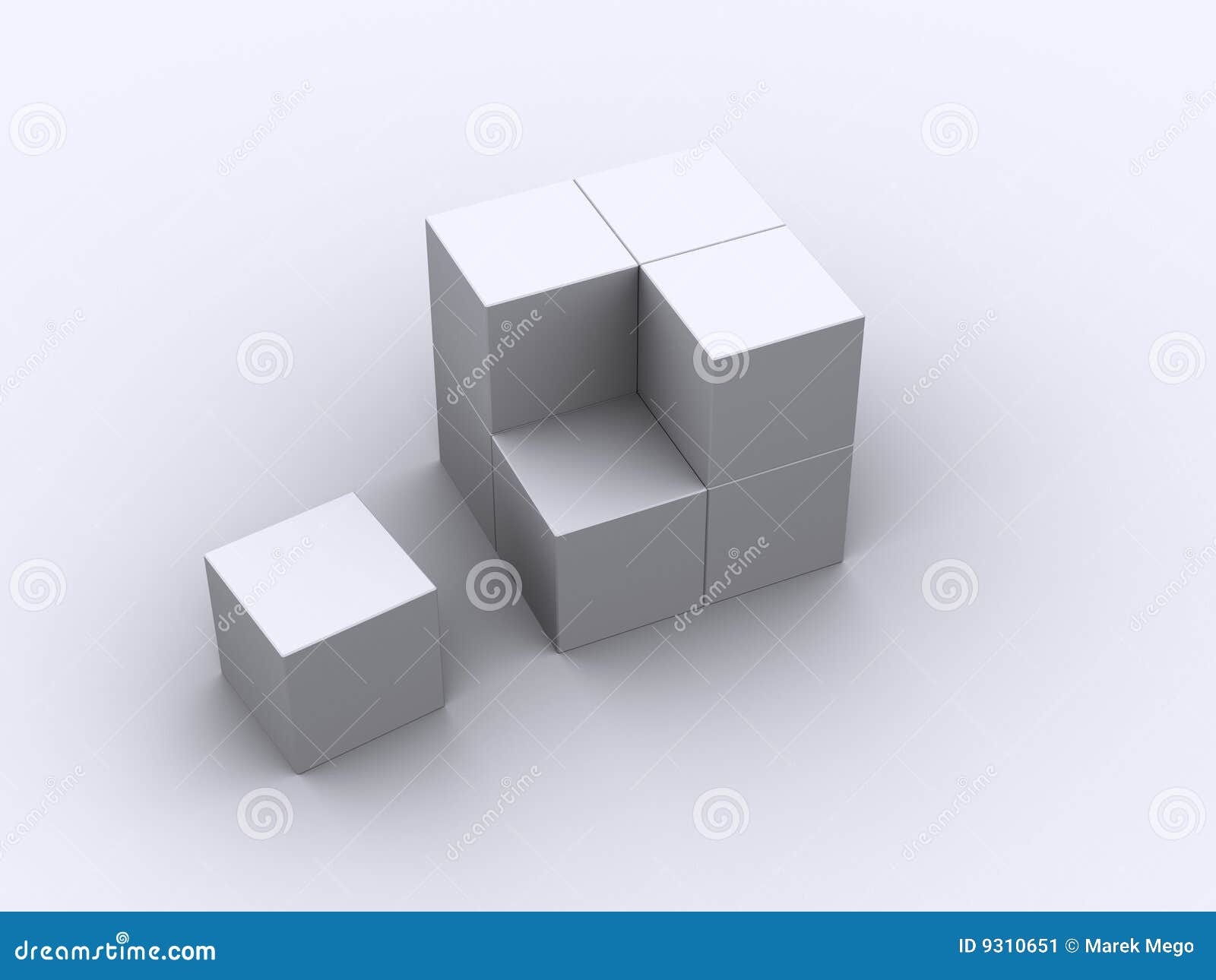 8 boxes stock illustration. Illustration of clear, decomposition - 9310651