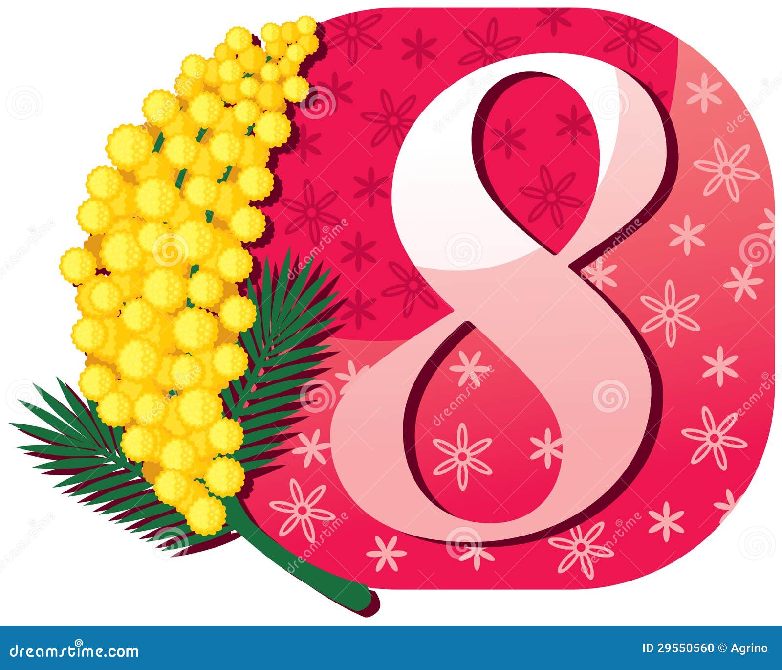 8 March congratulations stock vector. Illustration of march - 29550560