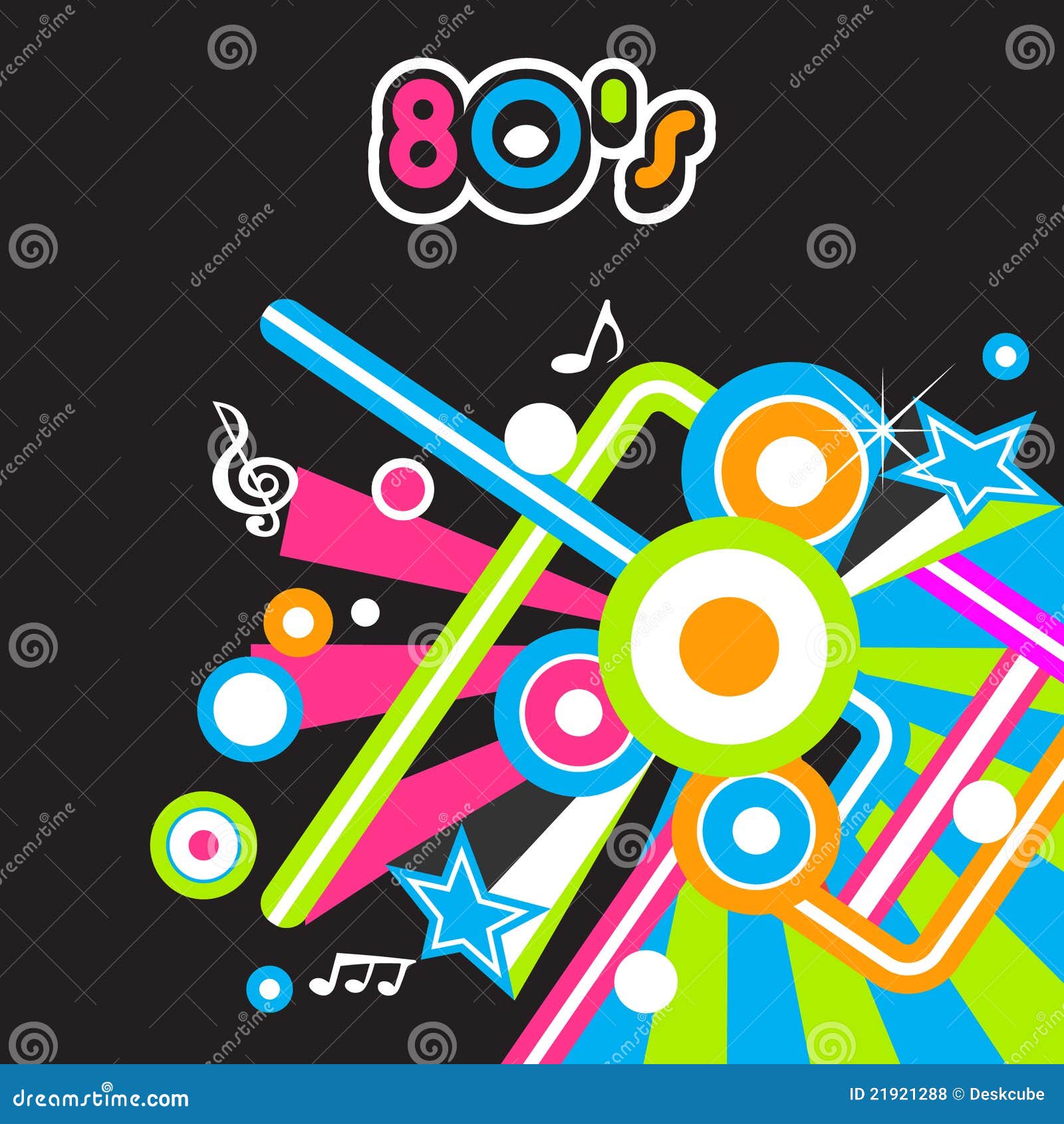 80 s Party background stock vector. Illustration of abstract - 21921288