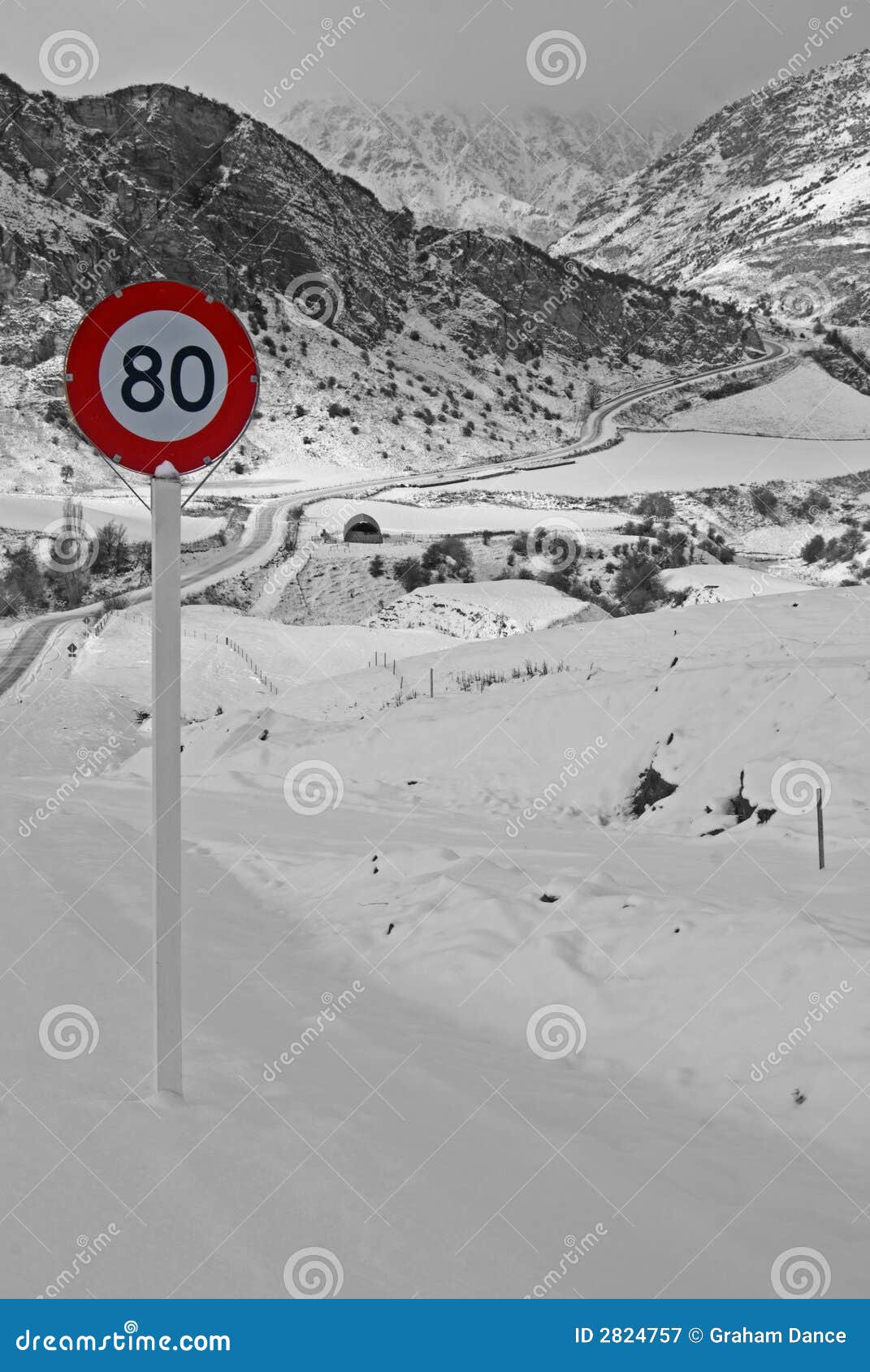 80K Sign stock image. Image of drive, white, cold, sign - 2824757