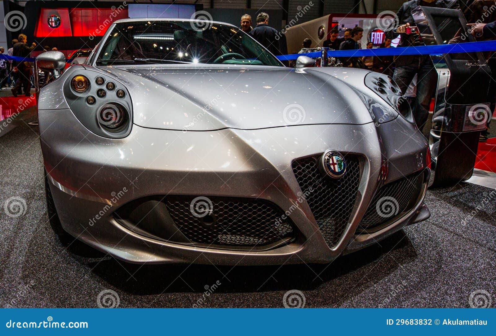 83rd Geneva Motorshow 2013 - Alpha Romeo 4C Editorial Photography ...