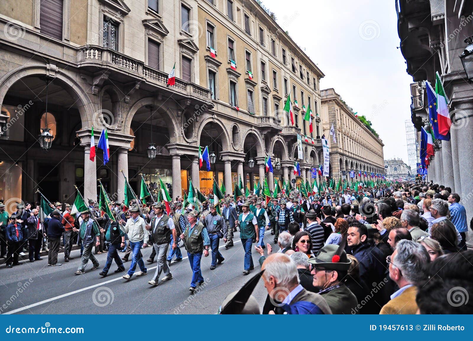 84th National Gathering of Alpini in Turin, Italy Editorial Stock Photo ...