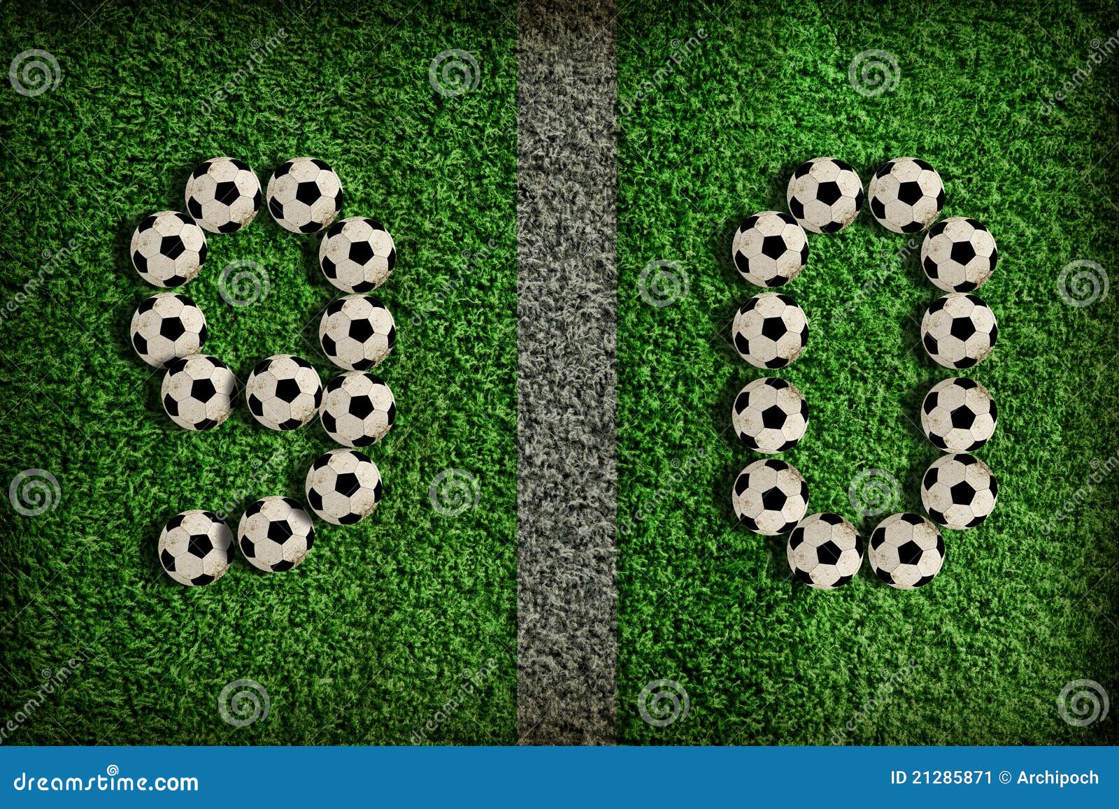 9,0 - number of football stock image. Image of cutout - 21285871