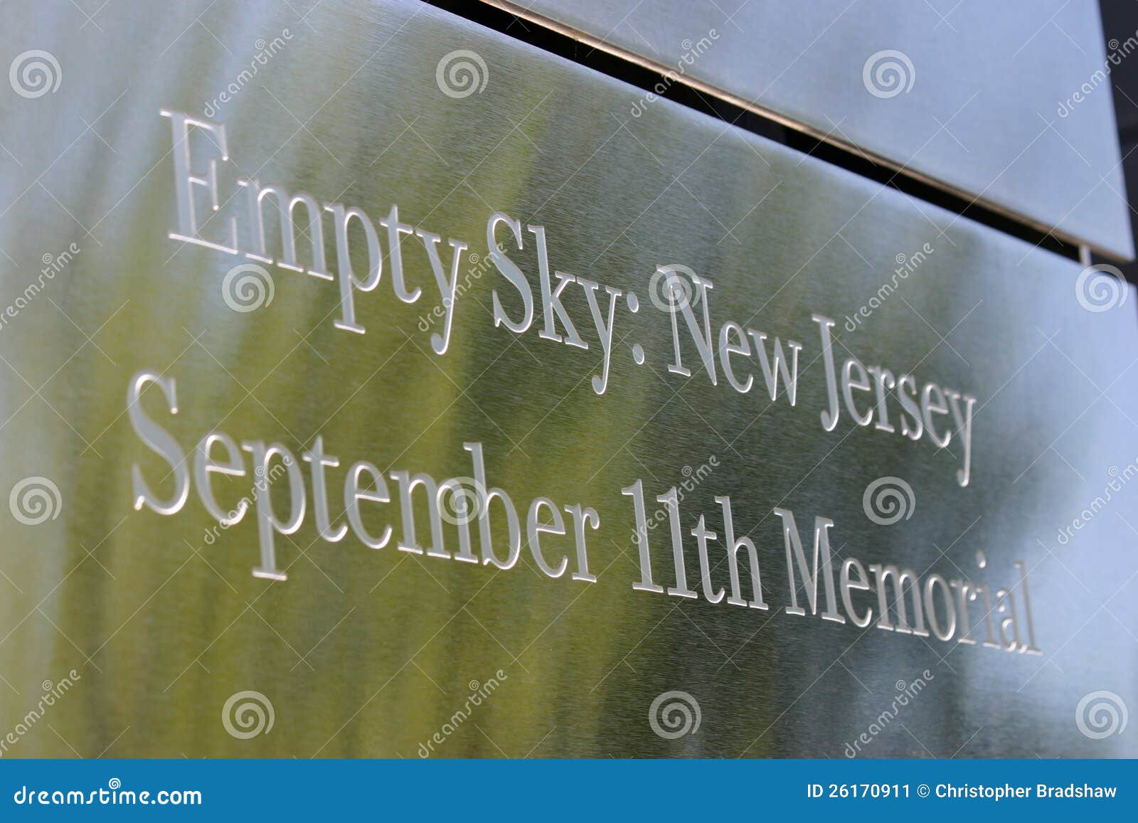 9-11 Memorial Sign editorial photo. Image of september - 26170911
