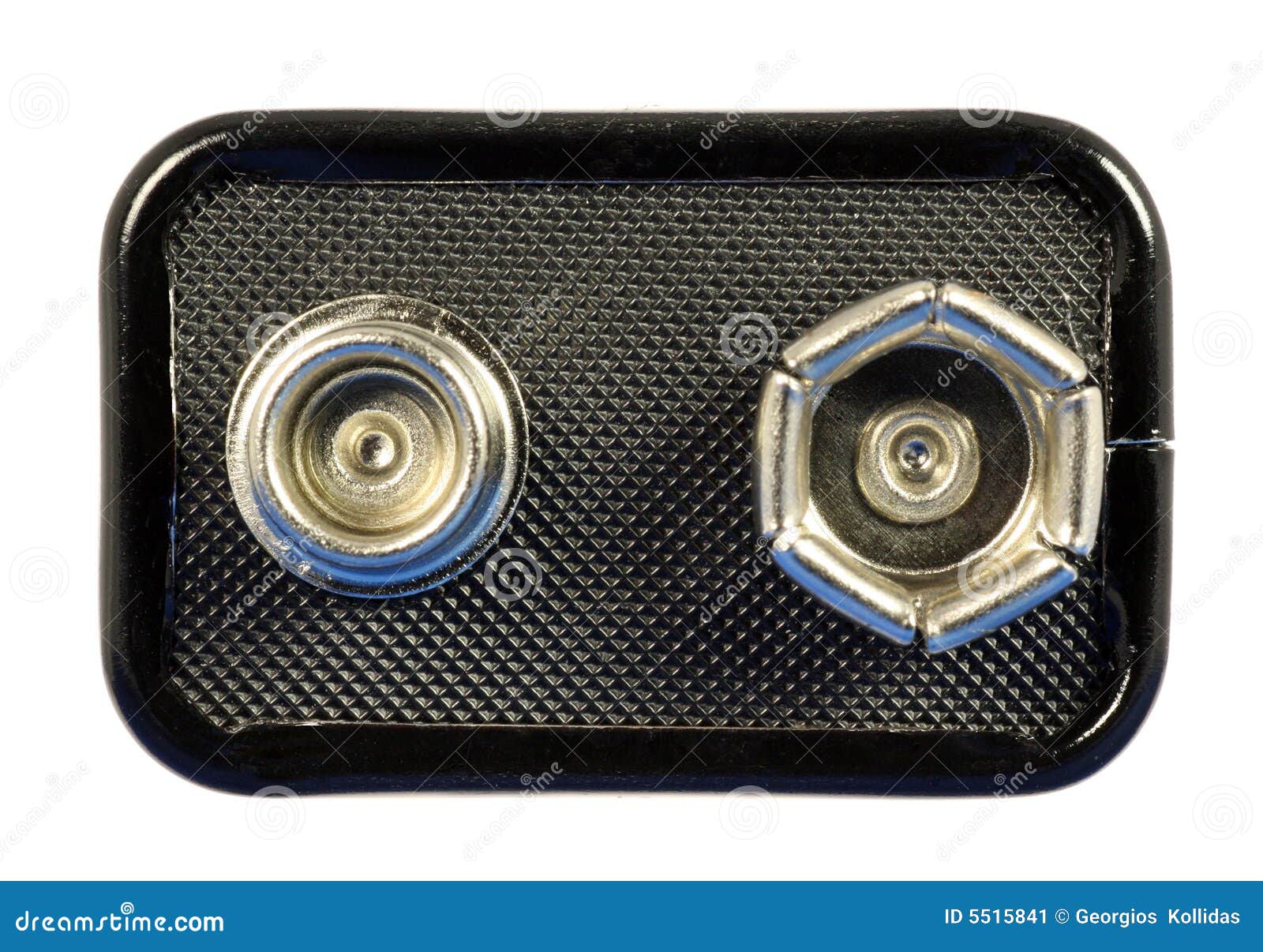 9 volt battery top stock image. Image of macro, rechargeable - 5515841