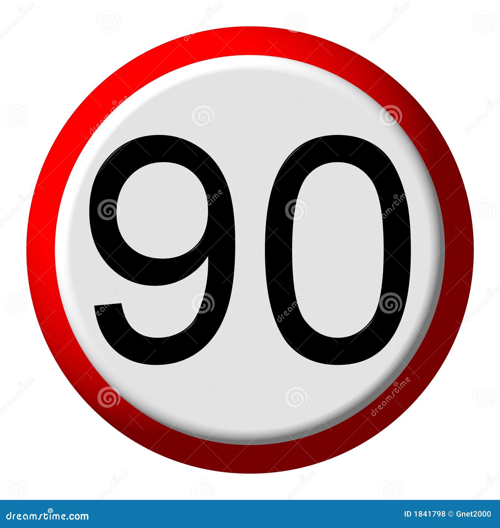 90 Limite - Sinal De Estrada Ilustração Stock - Ilustração de lento ... 90 Limite - Sinal De Estrada Ilustração Stock - Ilustração de lento ...