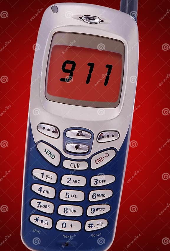 911 call on cell phone stock image. Image of dial, silver - 13129835