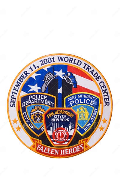 911 Tribute Patch (isolated) Editorial Stock Image - Image of event ...