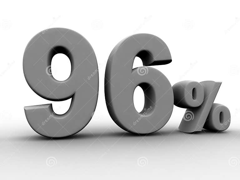 96 Percent stock illustration. Illustration of offer, financial - 2466145