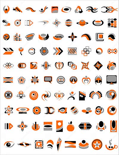 99 logos.cdr stock vector. Illustration of corporate, logo - 6299099