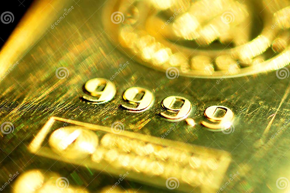 999.9 pure gold stock photo. Image of colour, numbers - 5595466