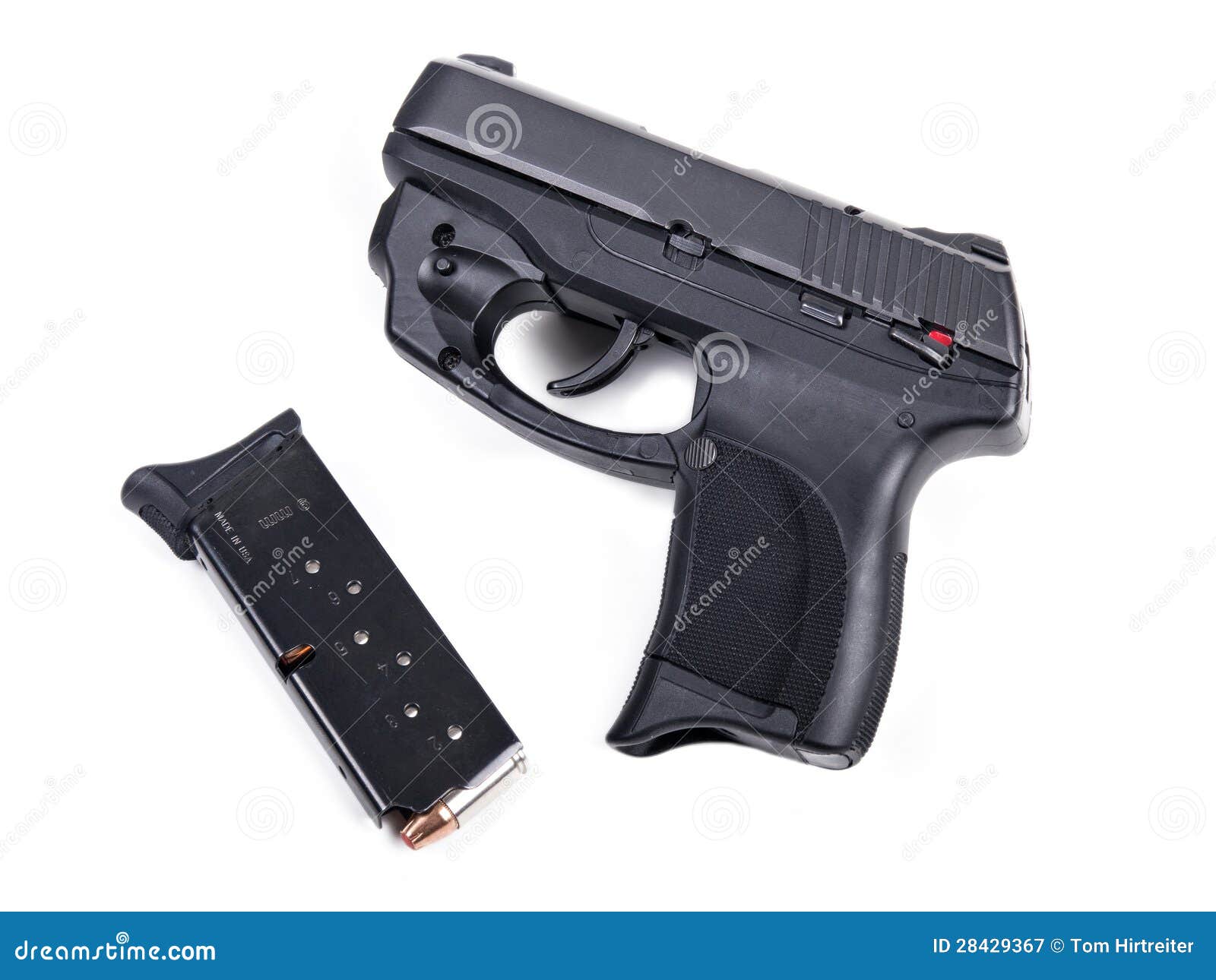 9mm Handgun & Magazine stock image. Image of automatic - 28429367