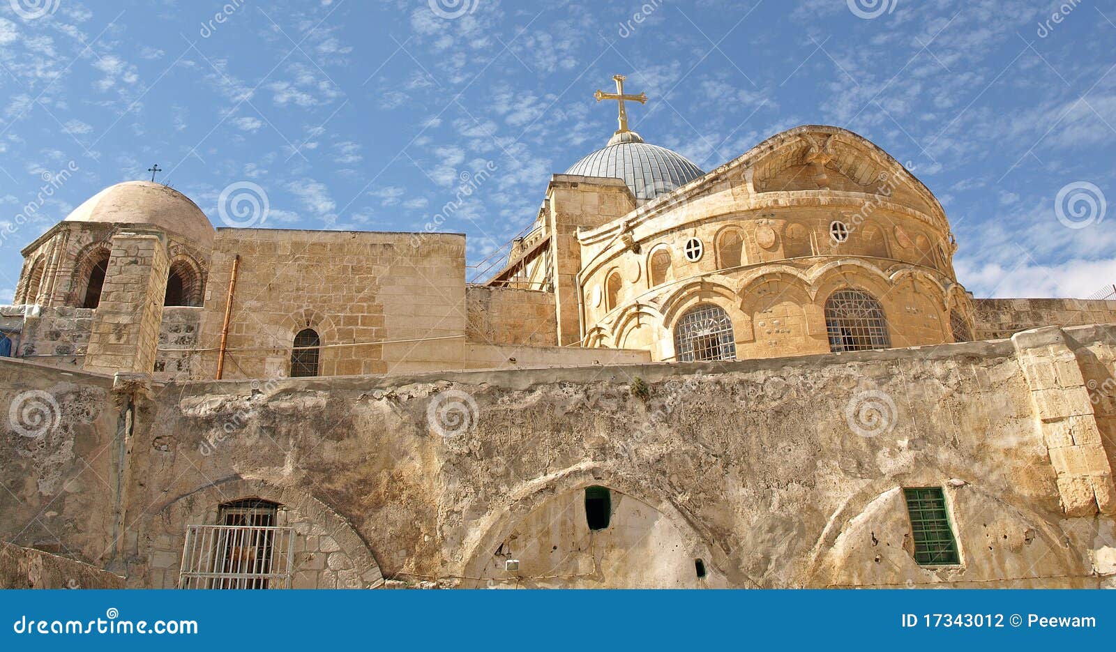The 9th Station of the Cross Via Dolorosa Stock Photo - Image of ...