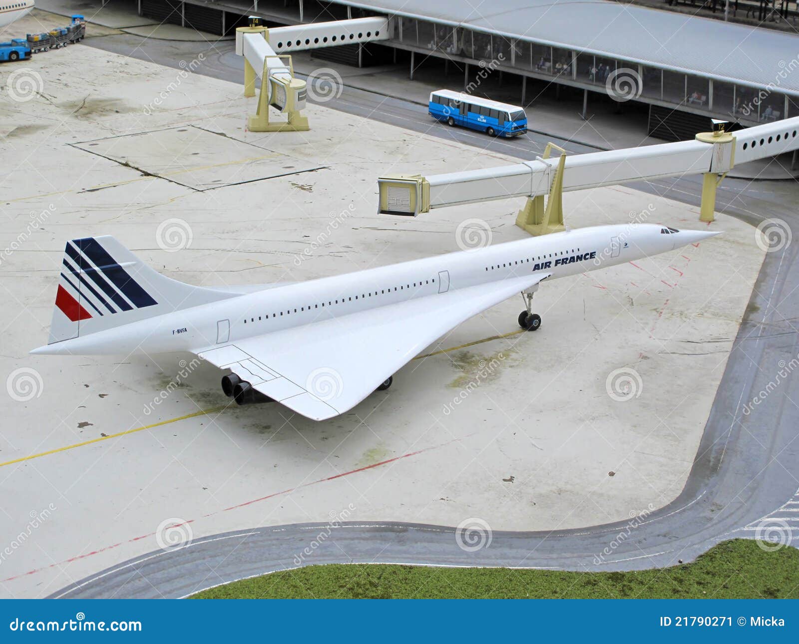 Airplane Concorde In Flight, First Flight Of The Concorde Serie, Circa ...