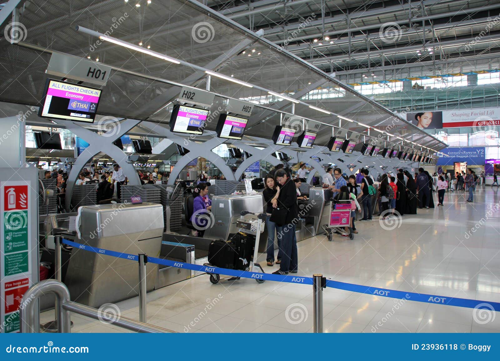 Aéroport de Bangkok photo stock éditorial. Image du bangkok - 23936118
