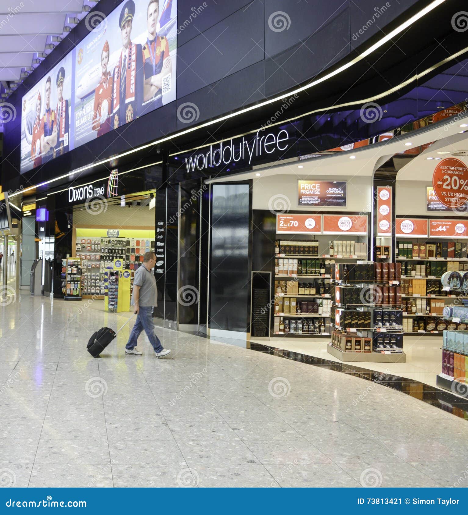 Aéroport De Heathrow - Terminal 2 Photo éditorial - Image du iconique ...