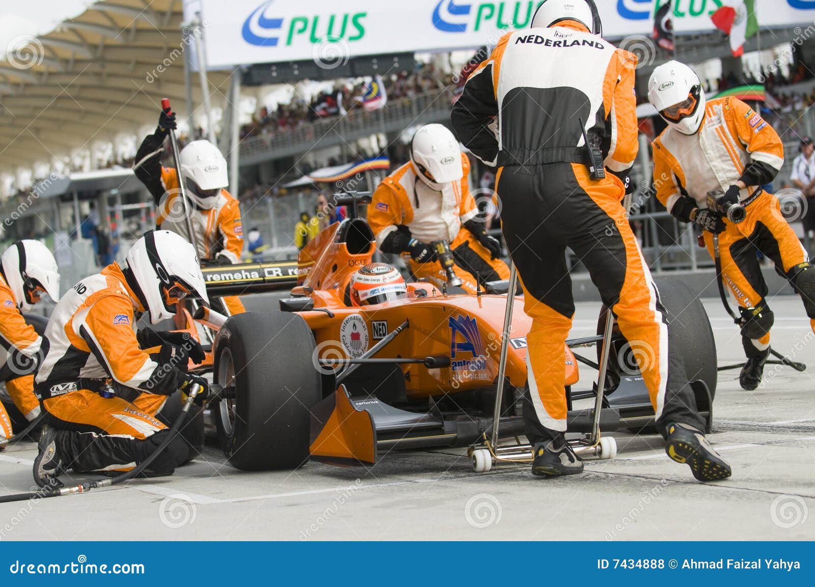A1 Team Netherlands Changing Tyres at Pitstop Editorial Stock Photo ...
