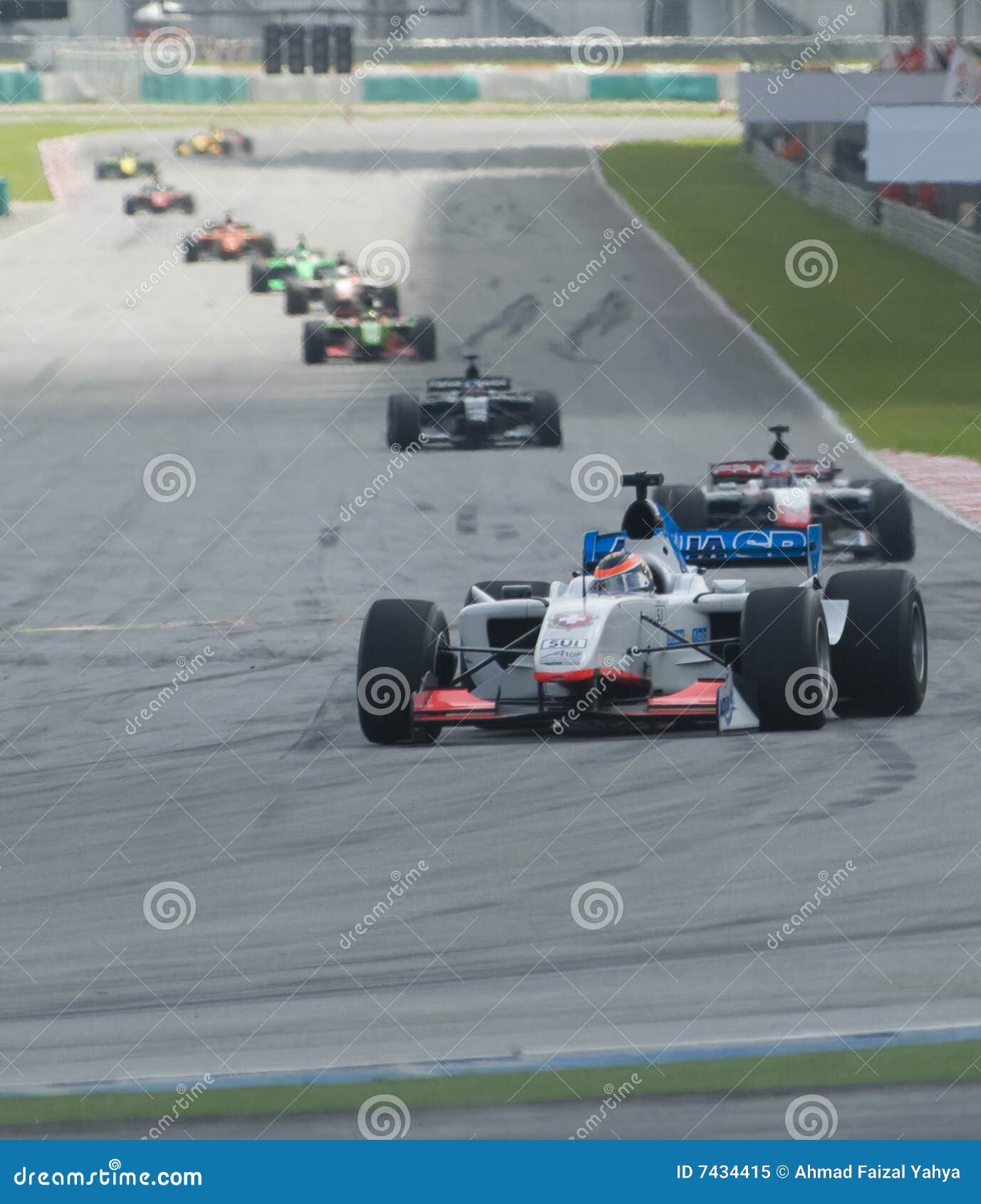 A1 Teams Racing at the Start of A1GP Race. Editorial Image - Image of ...