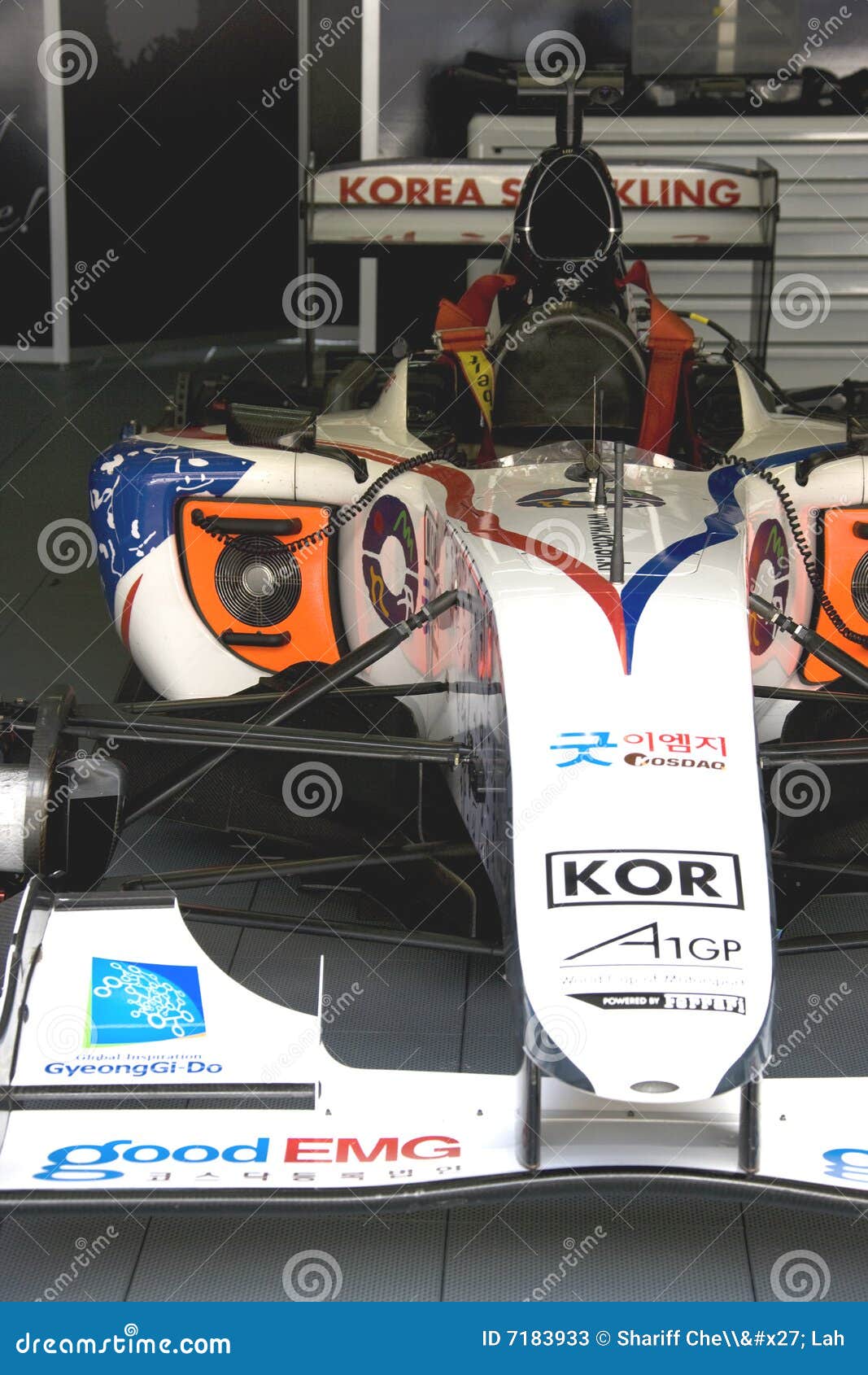 A1GP - Team Korea Race Car editorial stock photo. Image of competion ...