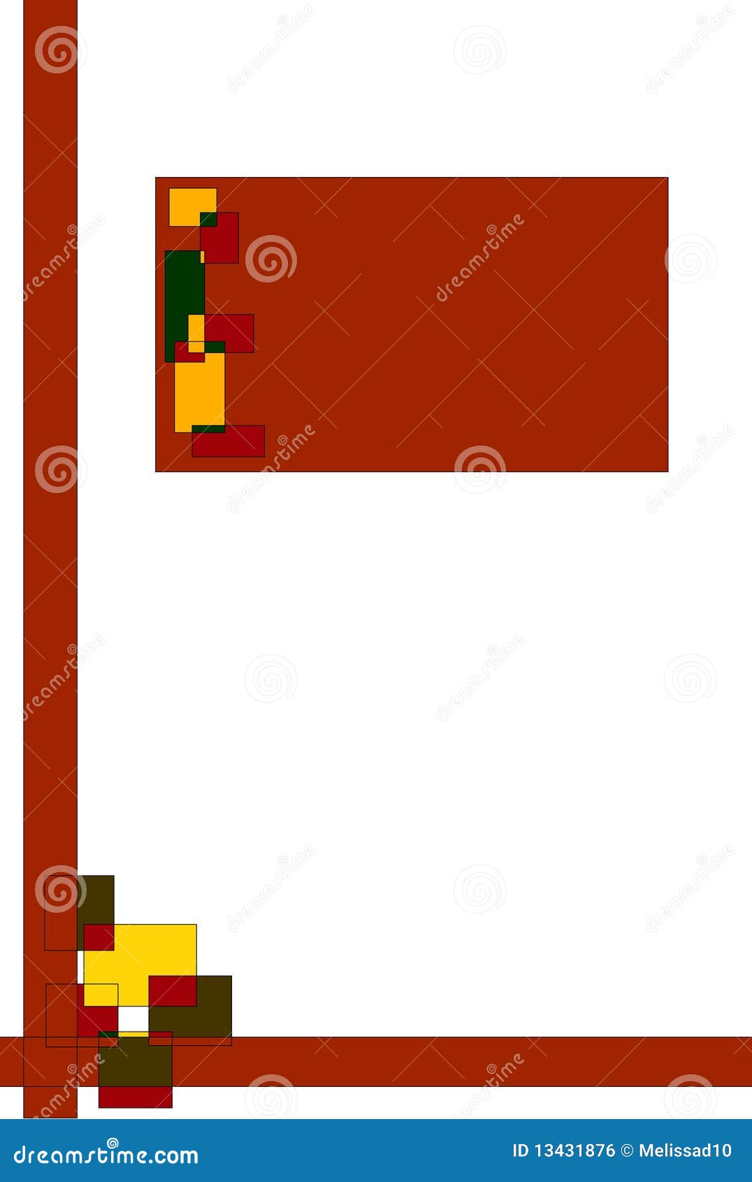 A4 layout - squares stock illustration. Illustration of business - 13431876