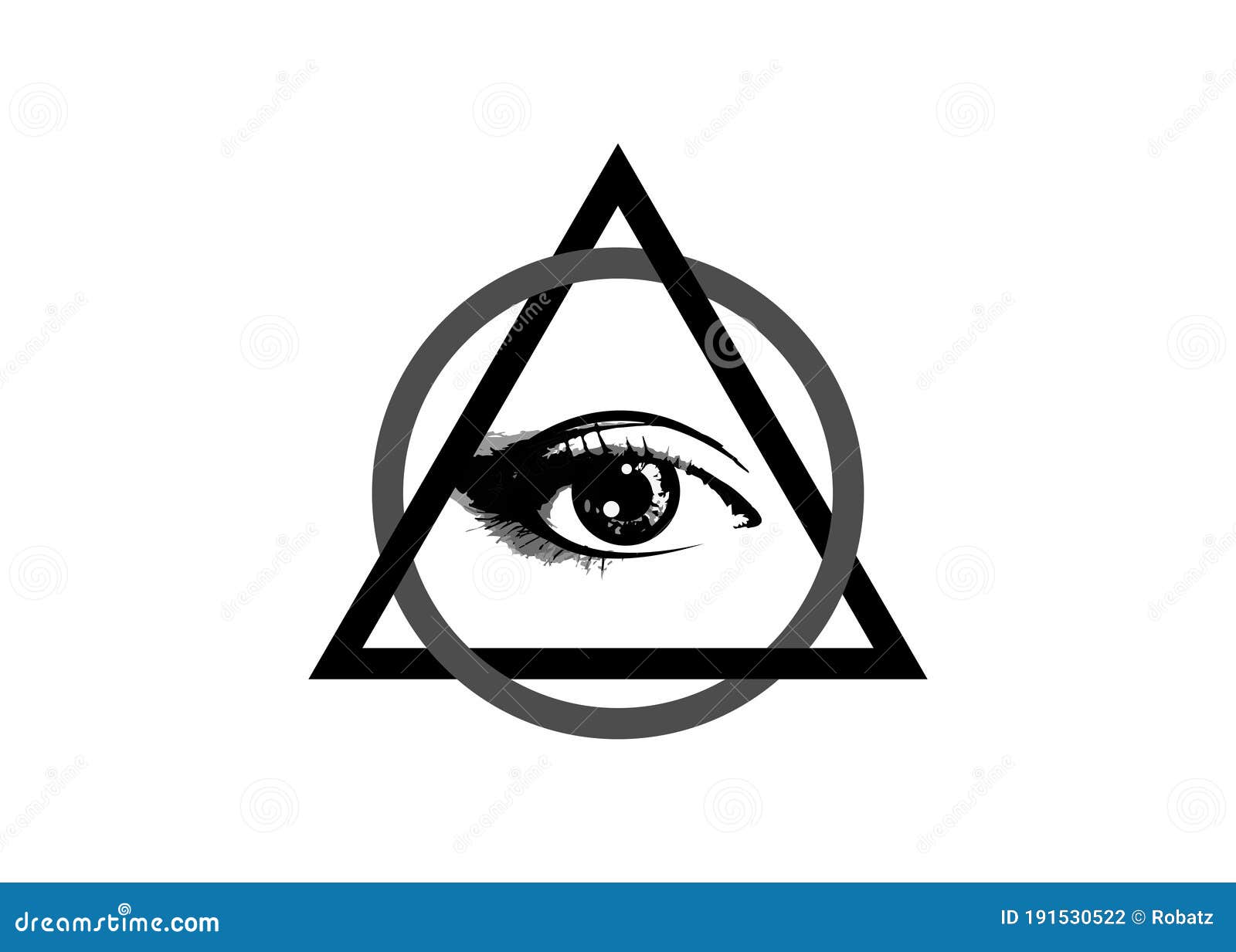 Sacred Masonic Symbol Vesica Piscis Gold Sacred Geometry. All Seeing ...