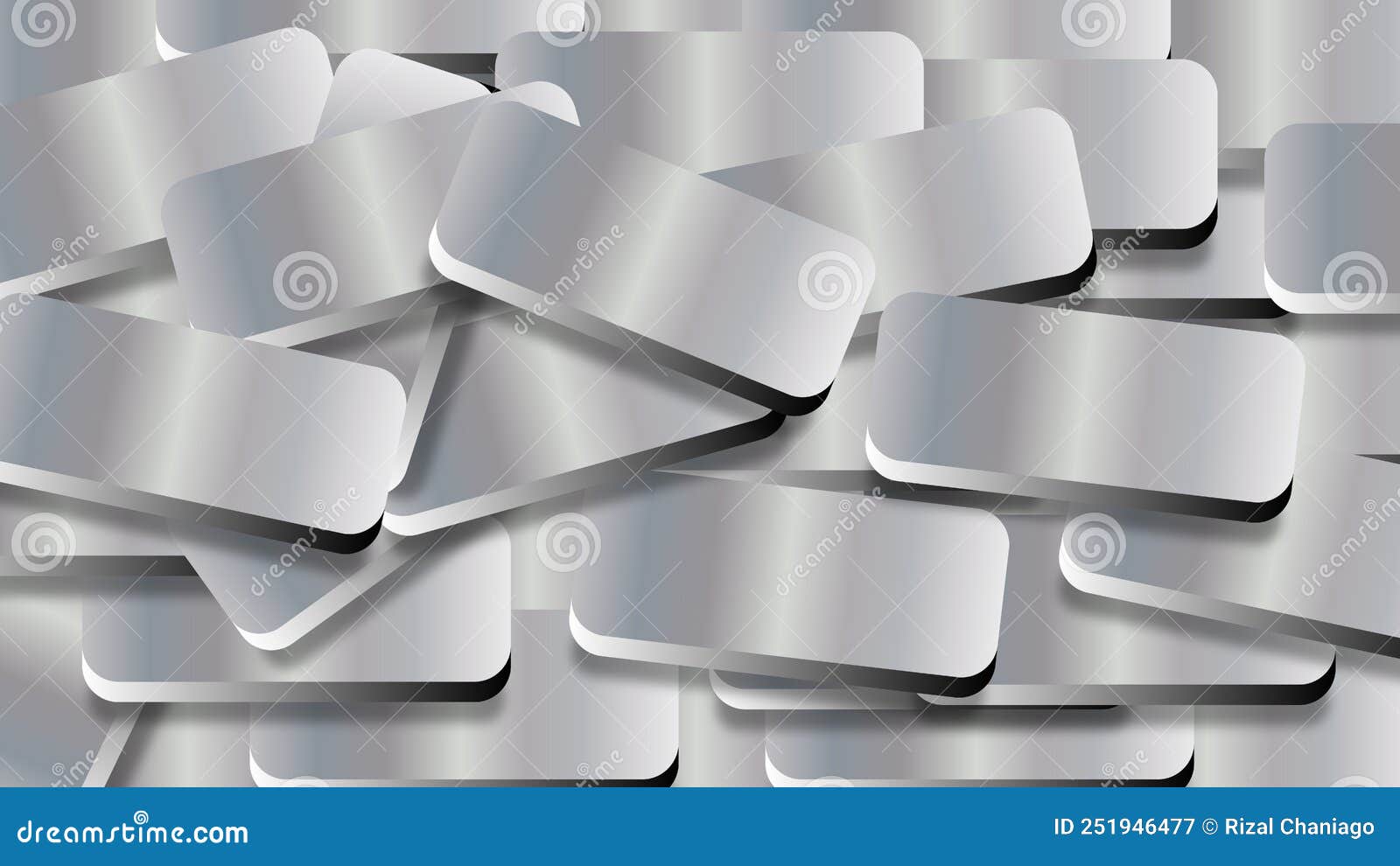 Tons of Metal Plates in Irregularity Pattern Stock Illustration ...