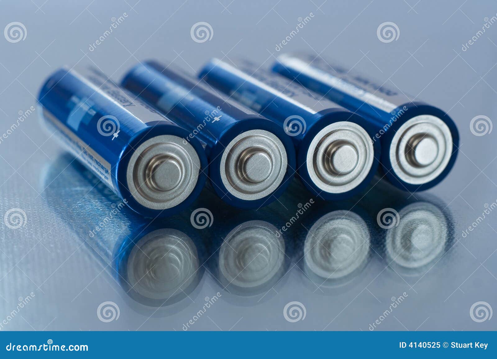 AA batteries stock image. Image of nimh, four, cadmium - 4140525