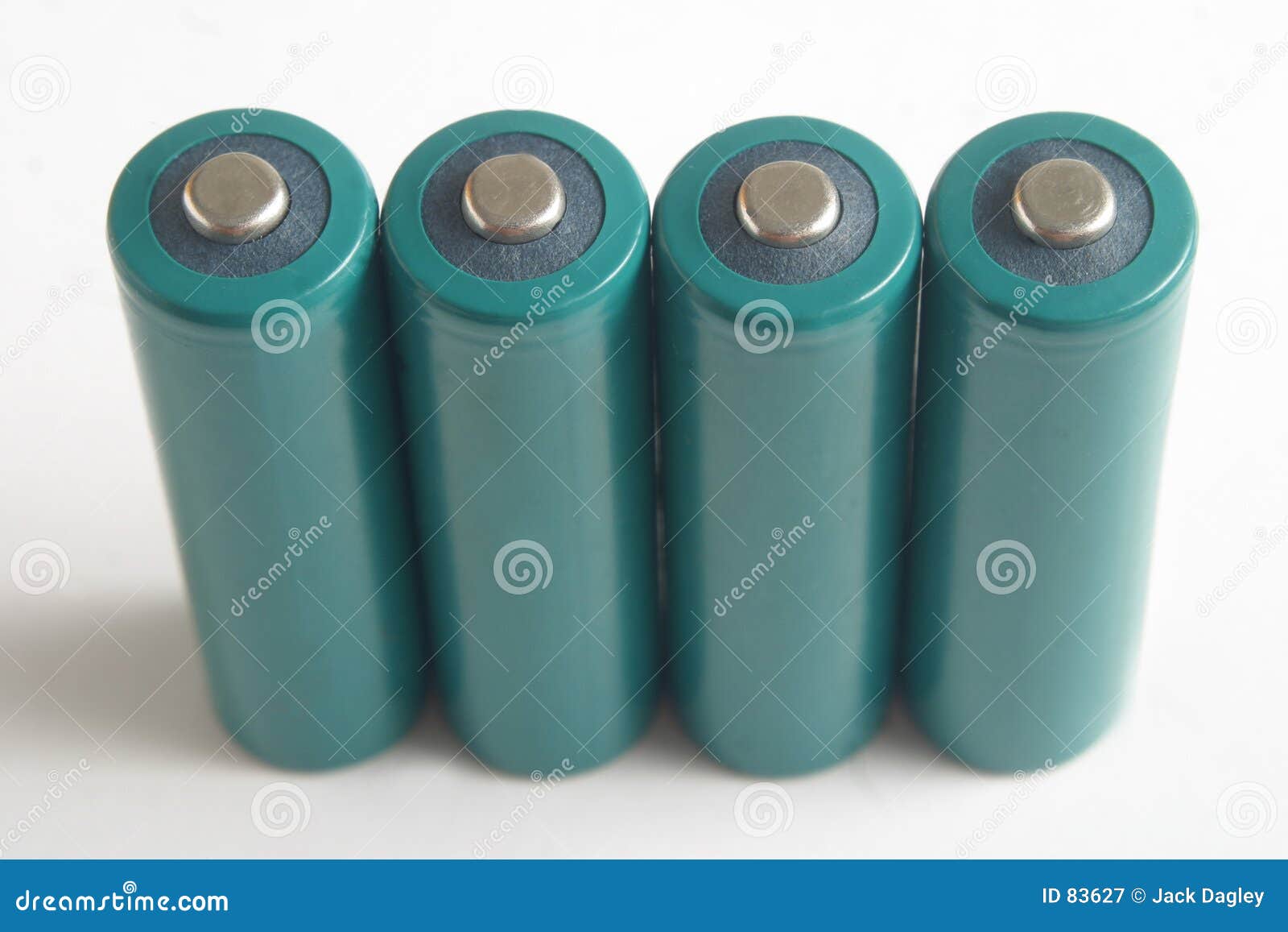 AA batteries stock image. Image of four, horizontal, green - 83627