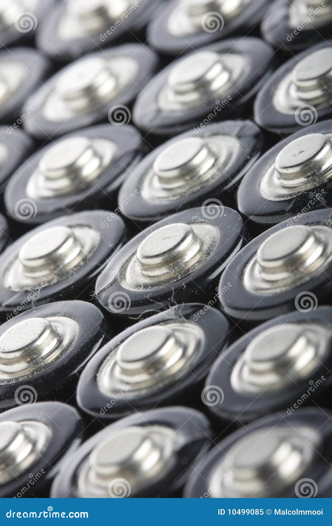 AA Batteries close-up stock image. Image of source, positive - 10499085