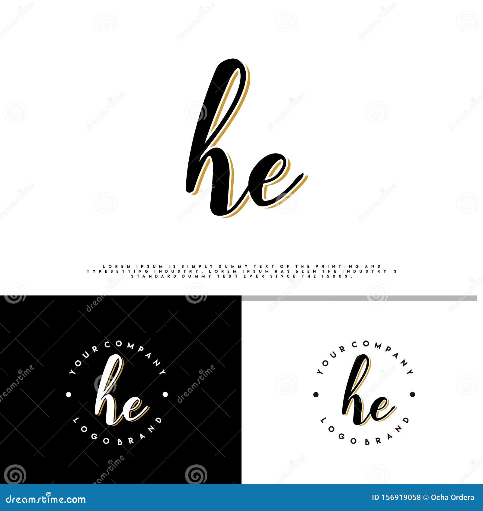 He Initial Signature Handwriting Template. Initial Letter Signature ...