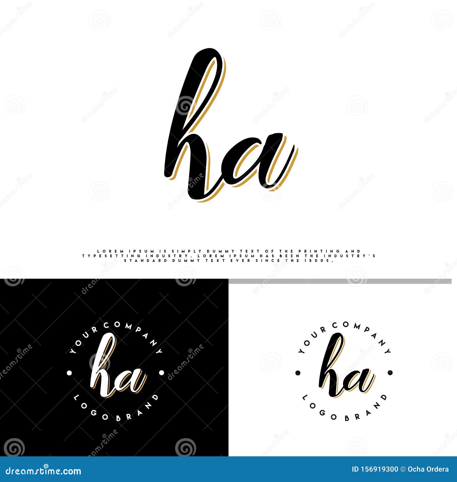 HA Initial Signature Handwriting Template. Initial Letter Signature ...