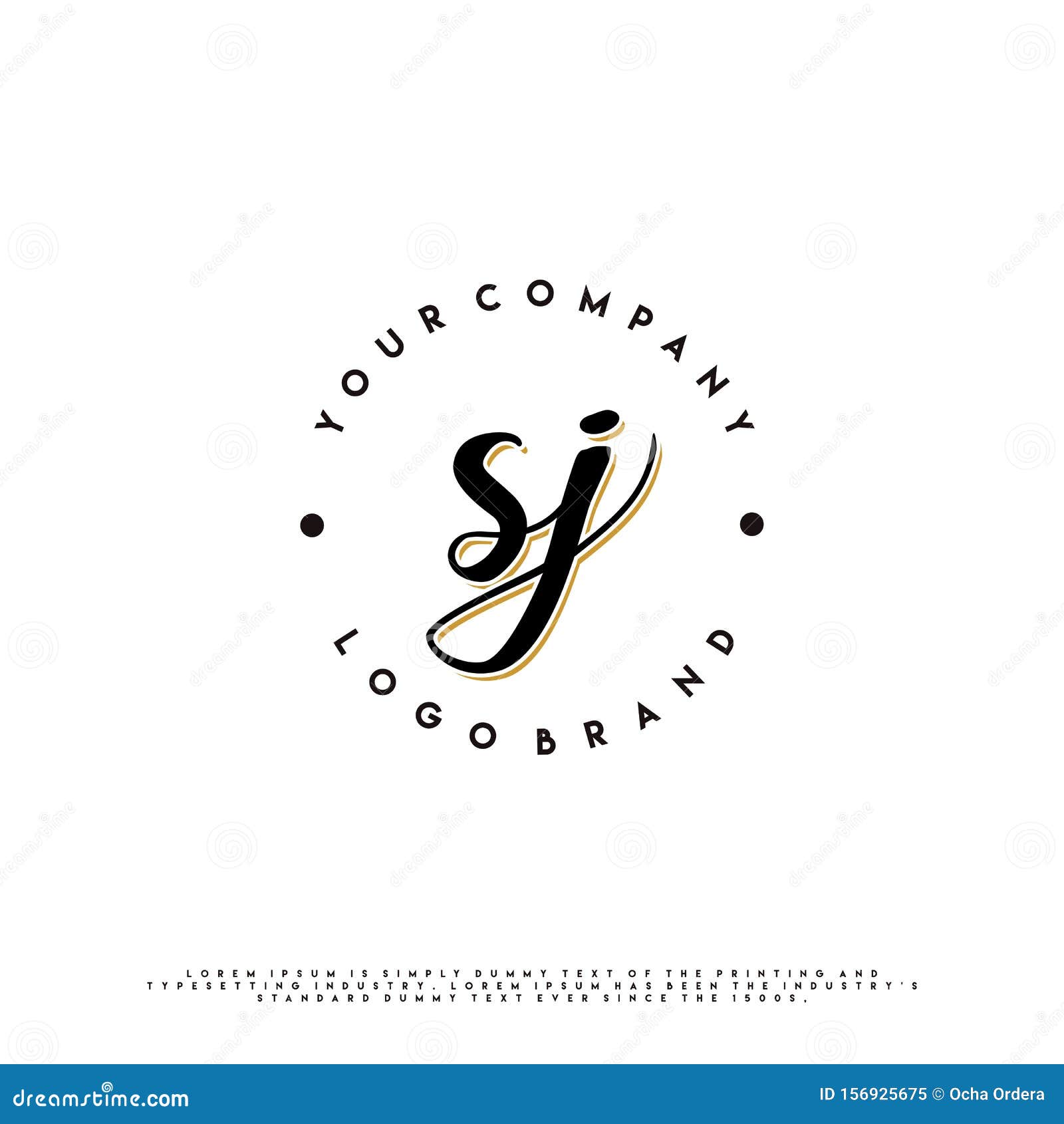 SJ Initial Signature Handwriting Template. Initial Letter Signature ...