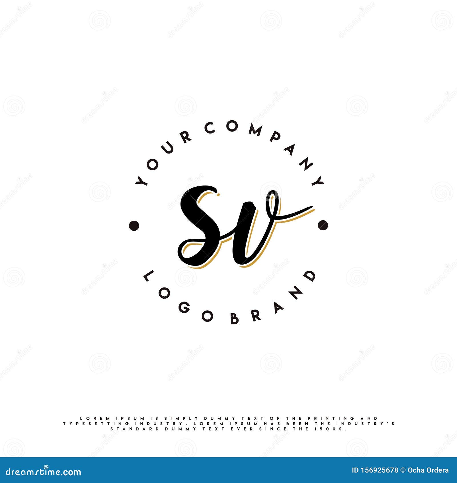 SV Initial Signature Handwriting Template. Initial Letter Signature ...