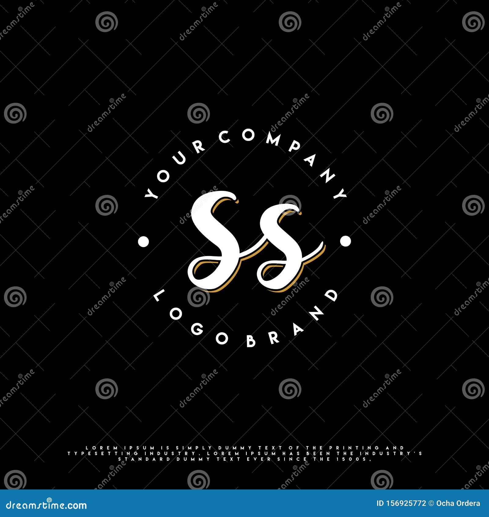 SS Initial Signature Handwriting Template. Initial Letter Signature ...