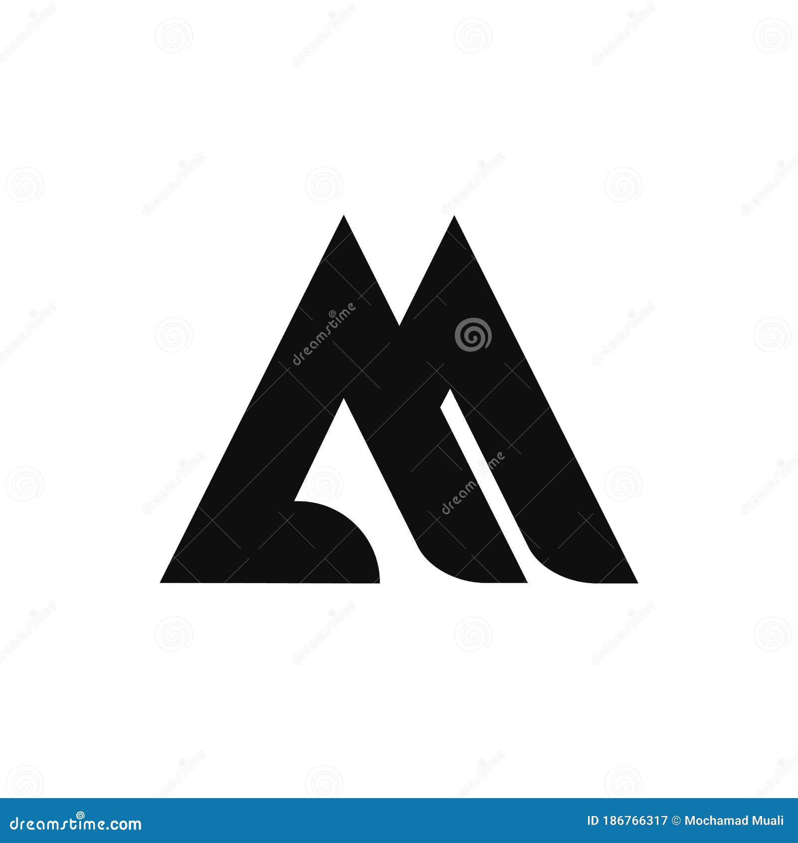 AA Letter Logo Design with Simple Style Stock Vector - Illustration of ...